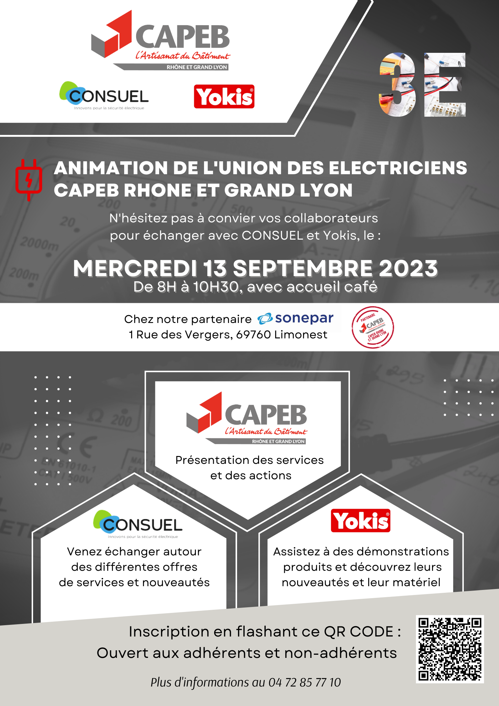 Animation de l'Union des Electriciens CAPEB RHONE ET GRAND LYON ・ CAPEB
